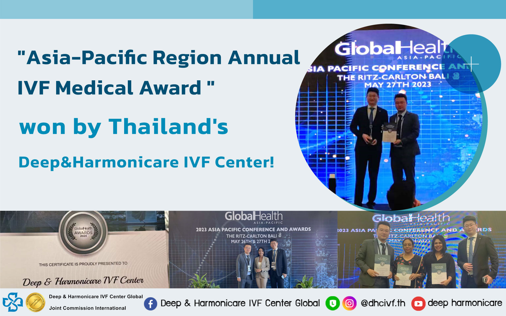 Asia-Pacific Region Annual IVF Medical Award" | DHC IVF Center